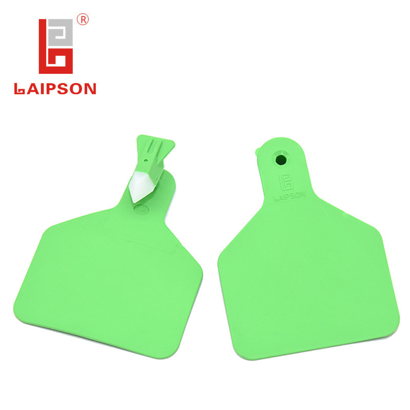 Middle Size Flexible TPU Numbered Cattle Ear Tags , Z Tags For Calves