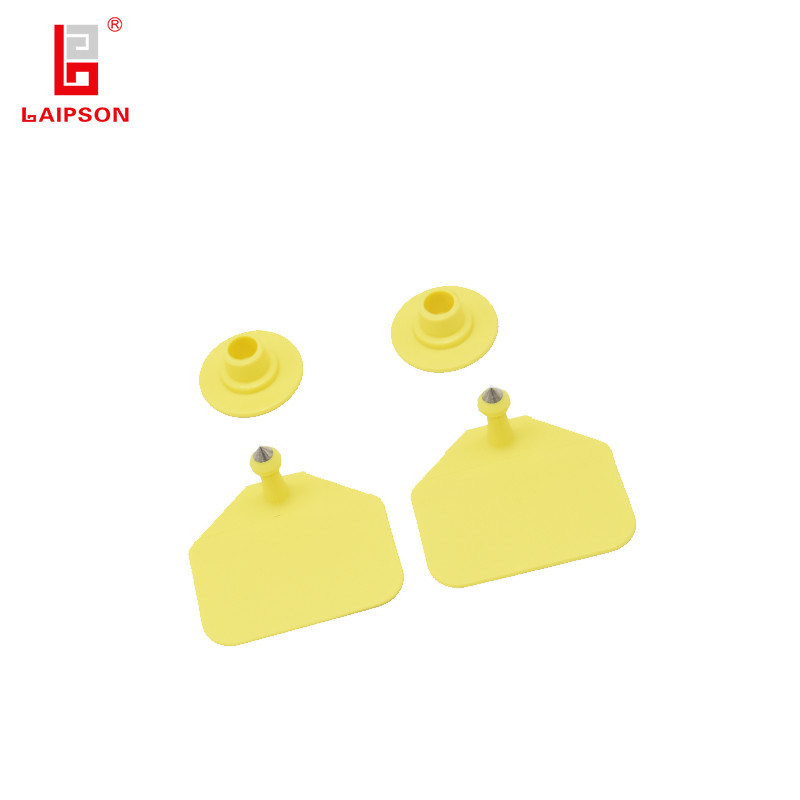 50*44mm Swine Pig Ear Tags RFID Animal Tracking Big Tag For Identify