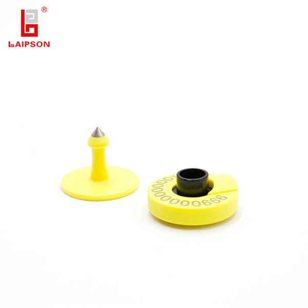 Compliant 134.2kHz EID RFID Pig Ear Tags ISO 11784/85 Standards Waterproof