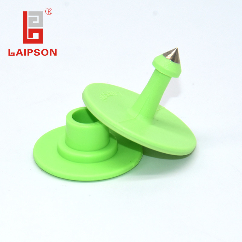 Mini Numbered UHF Ear Tag 32mm Dia Temperature Resistance For Sheep Ovine