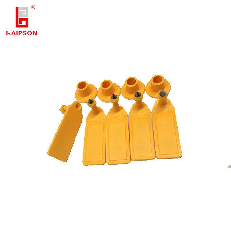 Orange Color RFID UHF Animal Identification Tags Long Reading Distance ...