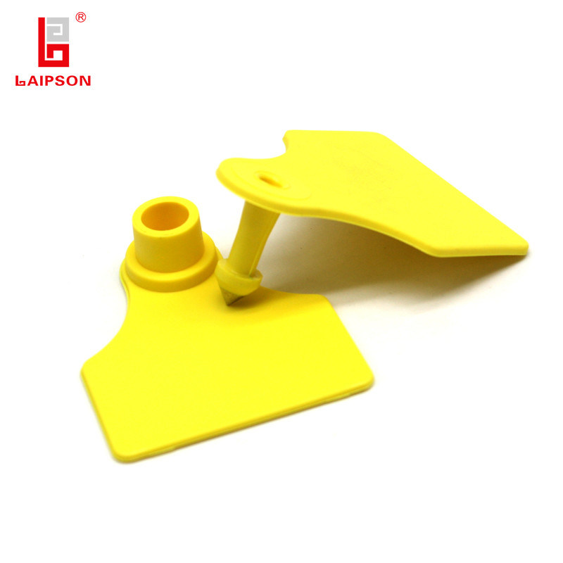 TPU Laser Numbered 50mm Pig Ear Tags Hog Swine Sheep Tag With Metal Tip