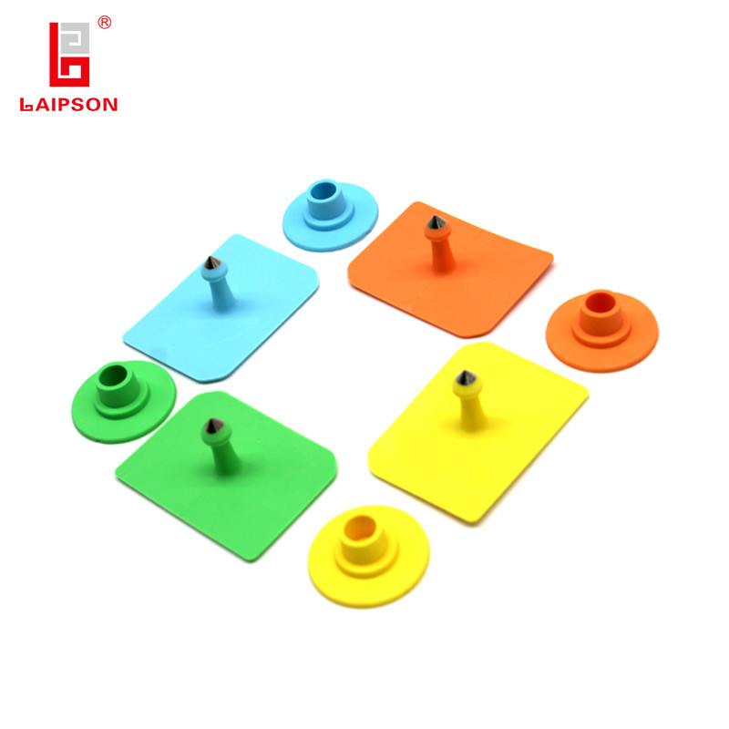LAIPSON 52mm Rectangular Pig Swine Sheep Livestock Ear Tag With Flexible