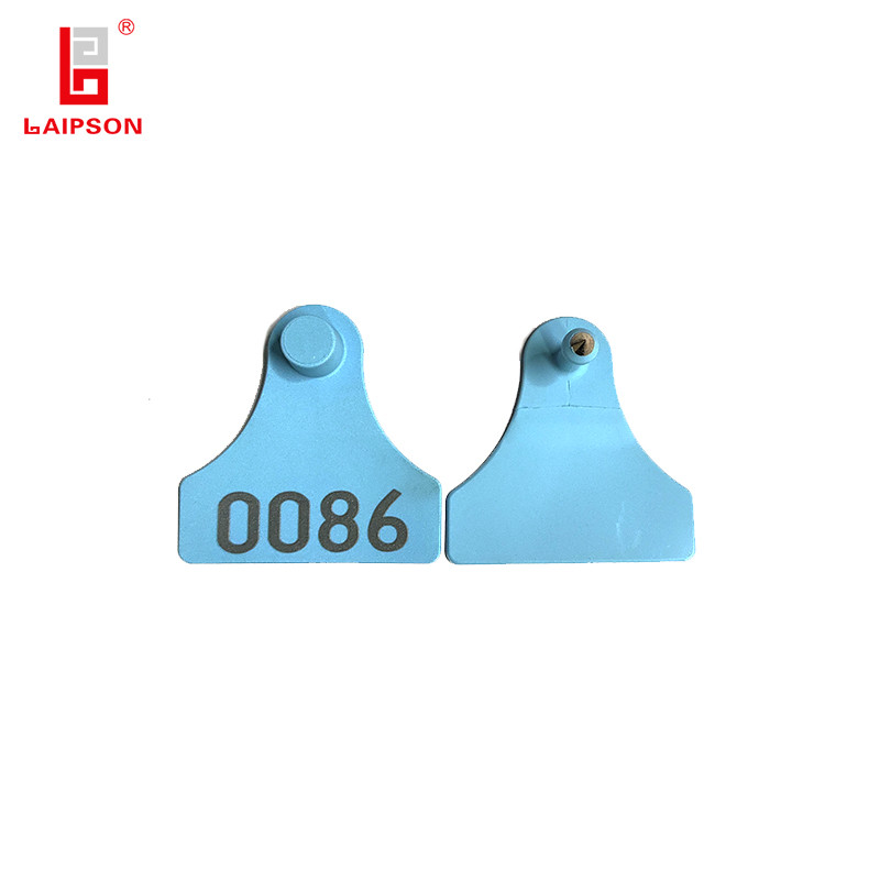 OEM TPU Blue Livestock Visual Sheep Goat Ear Tag For Pig Sheep Farm