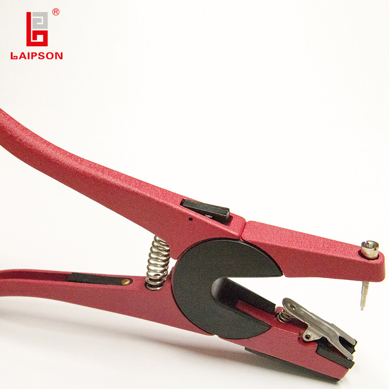 Universal Red Aluminium Cattle Tag Applicator , Sheep Tag Applicator ...