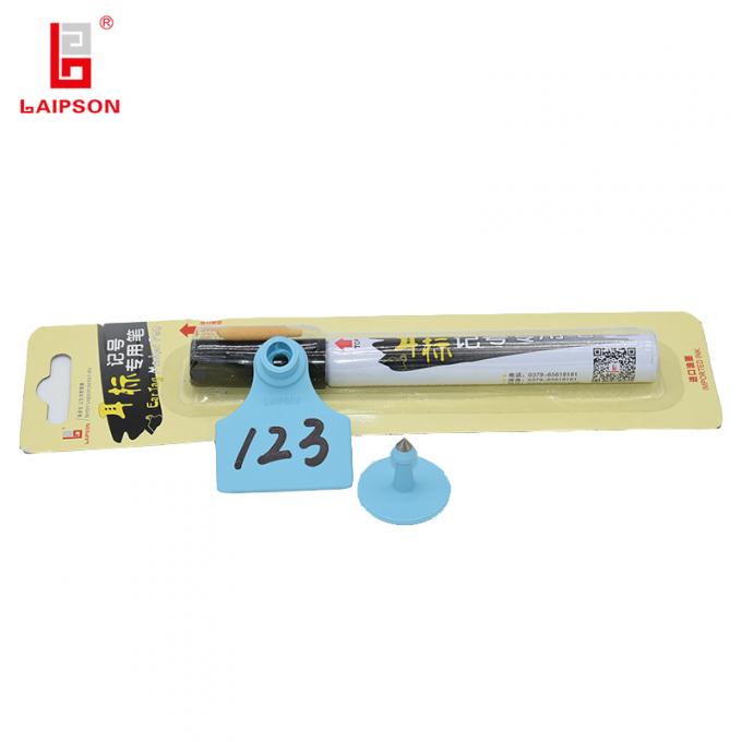 Handwriting Permanent Ear Tag Marker Pen 12ml Black Ink With Extral Tip