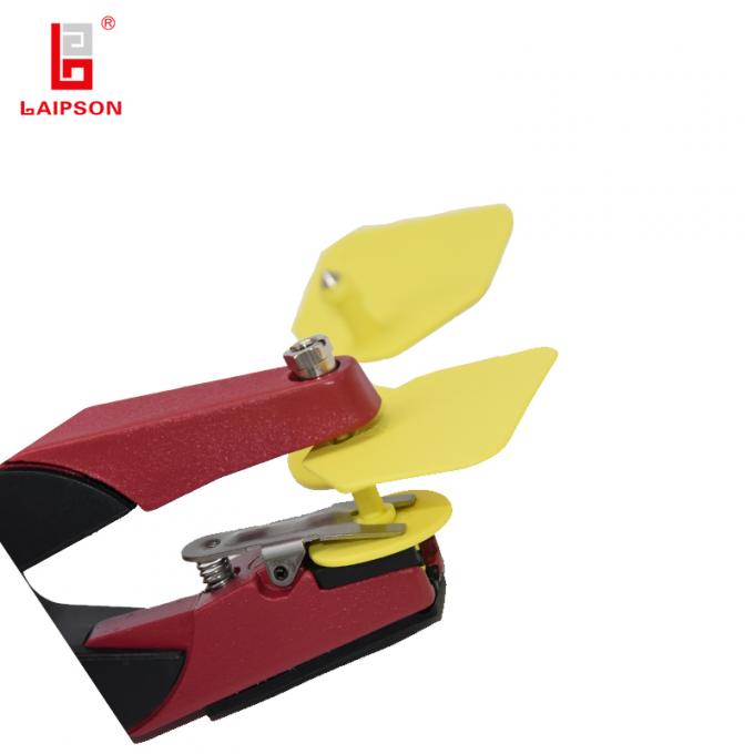 Universal Red Aluminium Cattle Tag Applicator , Sheep Tag Applicator ...