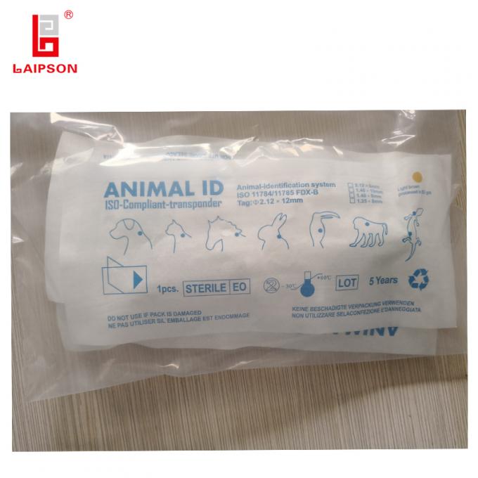 RFID Transponder Dog ID Chip Implant , Microchip Syringe RFID Injection ...