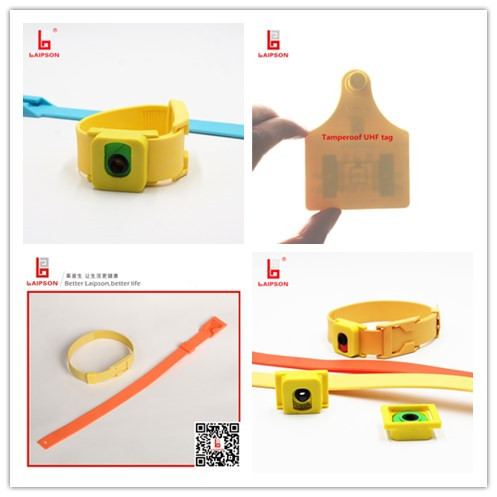 Cattle Identification Cattle Leg Band TPU Waterproof 356mm*30mm Red Color