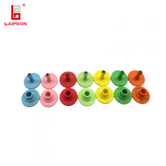 Round Swine Custom Printed Livestock Ear Tags Injection Molding With ...