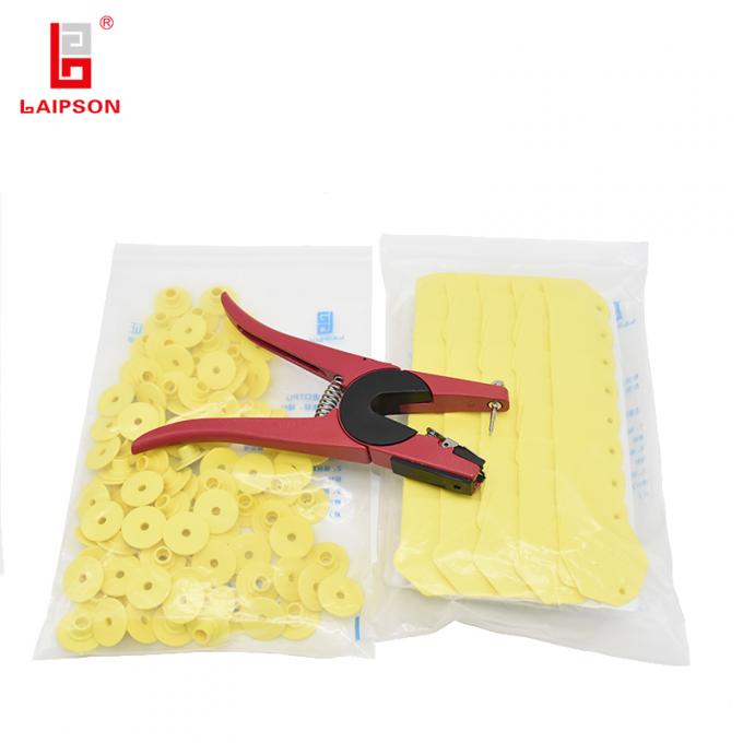 50*44mm Swine Pig Ear Tags RFID Animal Tracking Big Tag For Identify