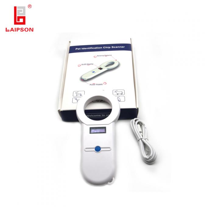 134.2khz FDX-B Handheld RFID Ear Tag Reader Microchip Scanner For ...