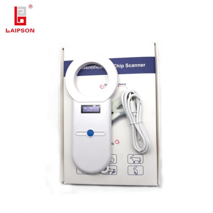 134.2khz FDX-B Handheld RFID Ear Tag Reader Microchip Scanner For ...