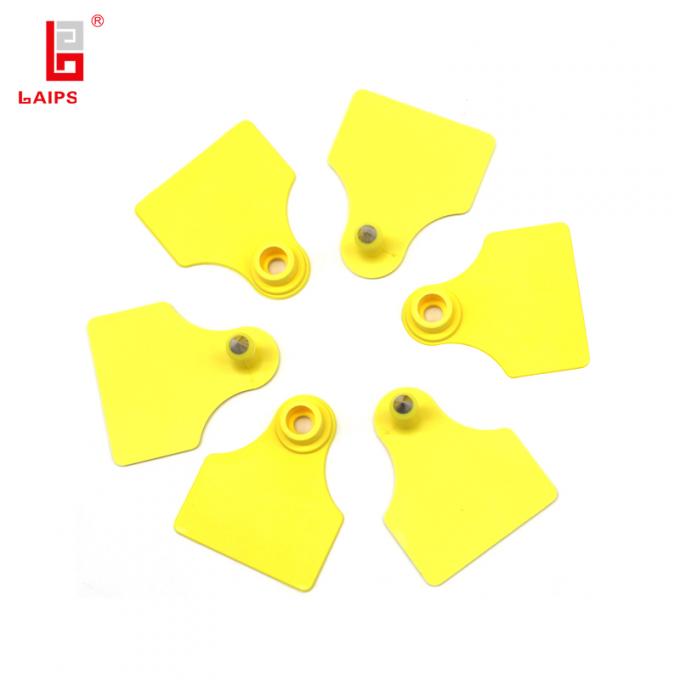 TPU Laser Numbered 50mm Pig Ear Tags Hog Swine Sheep Tag With Metal Tip