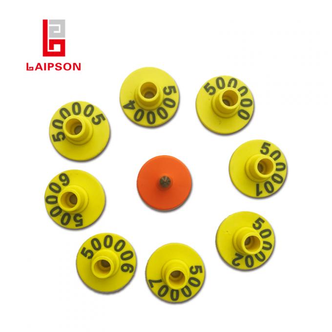 Uhf Rfid TPU Pig Sheep Ear Tags Electronic Goat Ear Tag For Livestock ...